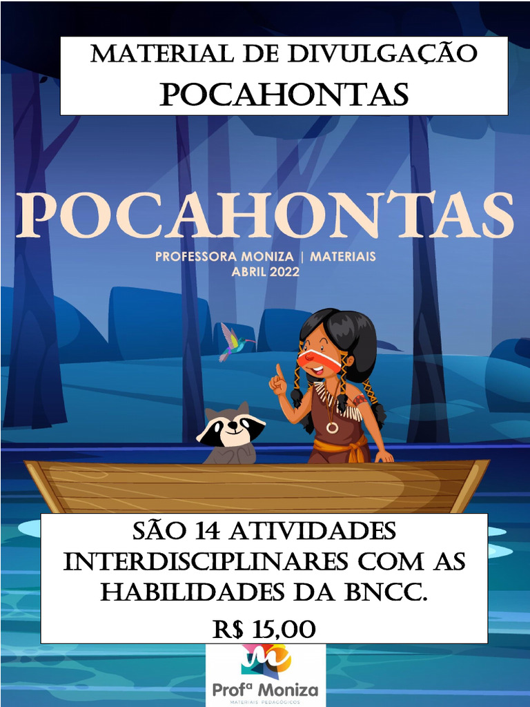 Pocahontas - Divulgação - Prof Moniza-materiais | PDF | Sol | Vida