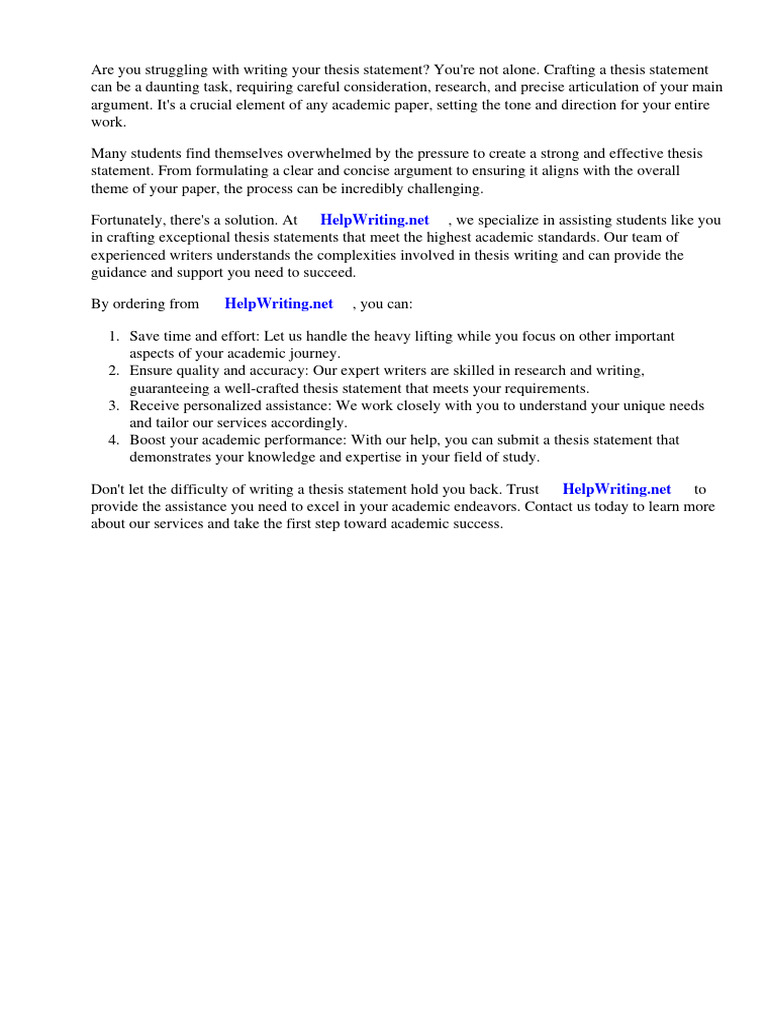 How To Write Your Thesis Statement Pdf Essays Thesis