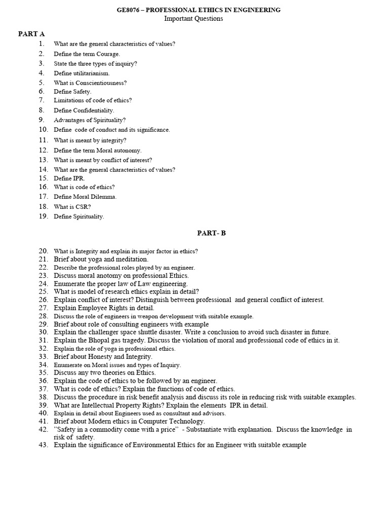 PE Model Important QP | PDF | Intellectual Property | Integrity