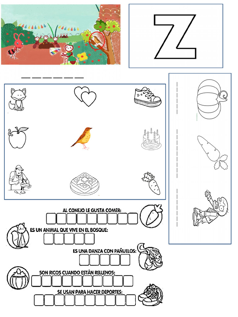 actividades letra z | PDF