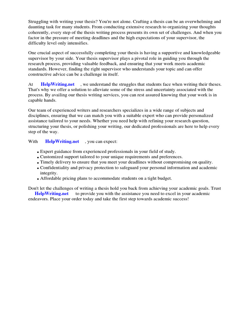 Cbs Thesis Supervisor | PDF | Thesis