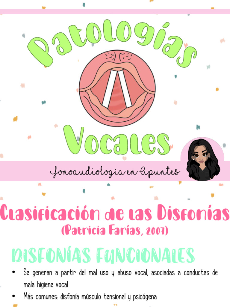 Patologías de la Voz y Disfonías | PDF | Laringe | Tos