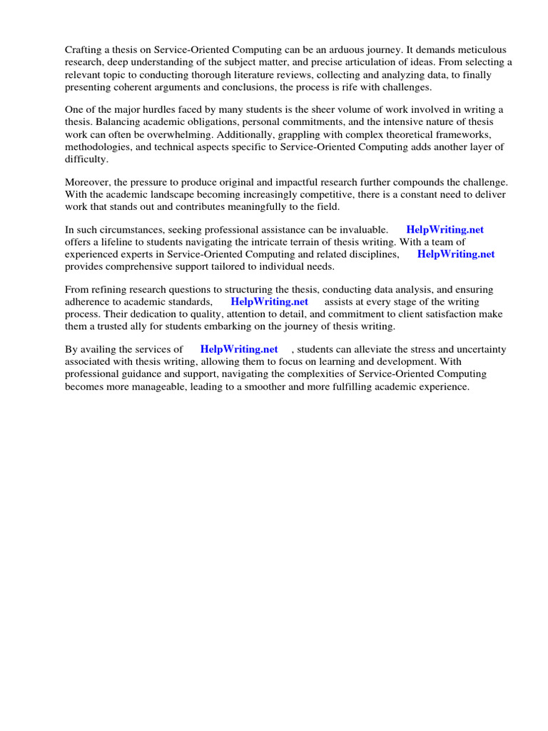 Thesis Service Oriented Computing Pdf Cloud Computing Computing 1649