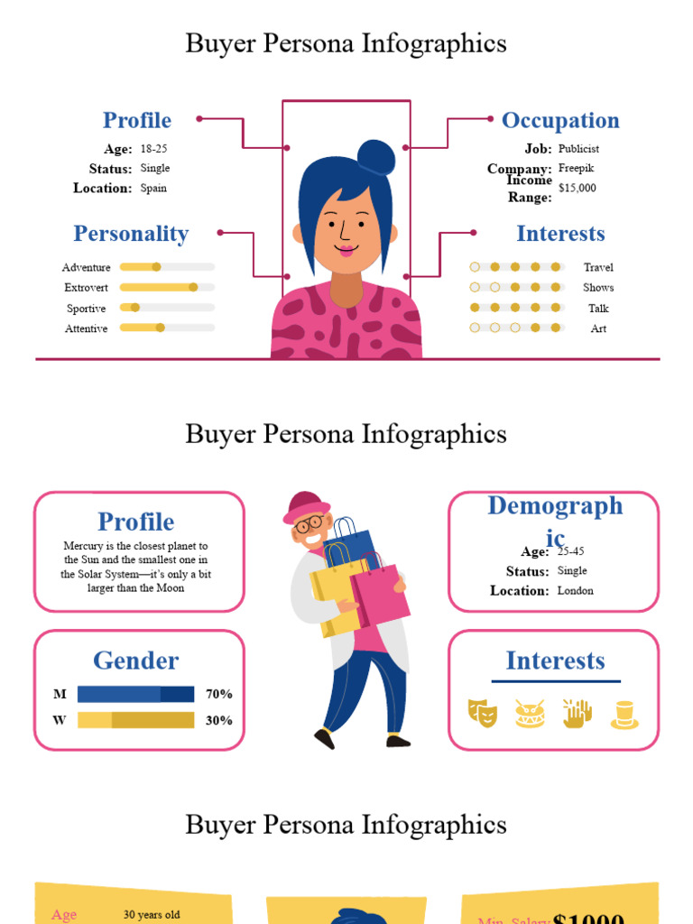 Buyer Persona Infographics by Slidesgo | PDF | Planets | Solar System