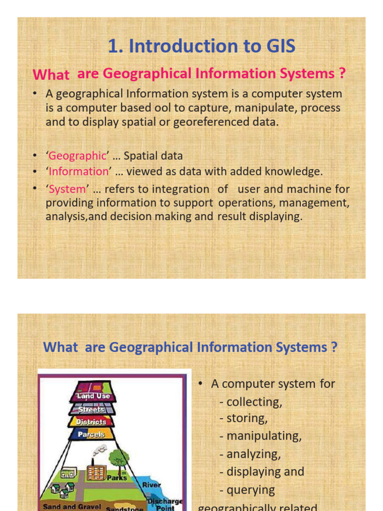 Introduction to GIS: Key Concepts | PDF | Geographic Information System ...