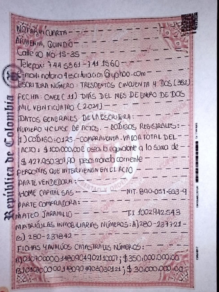 Notariado y Registro - Ecr Ugca 2024 I | PDF