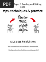 How To Write An Email For The IGCSE ESL Exam | PDF