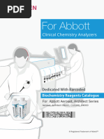 Abbott Architect Immunoassay Menu Data Sheet | PDF | Hepatitis B ...