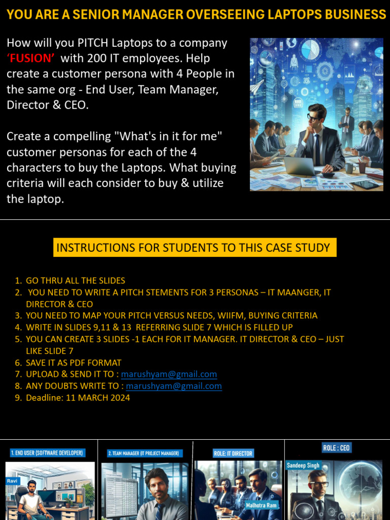 Tutorial Session Case Study 25 Feb 2024 Final PDF | PDF | Return On Investment | Reputation