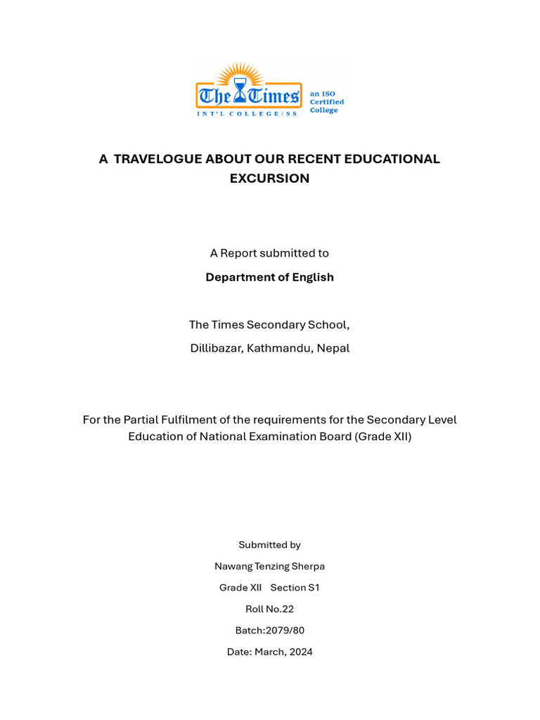 English Report | PDF | Learning