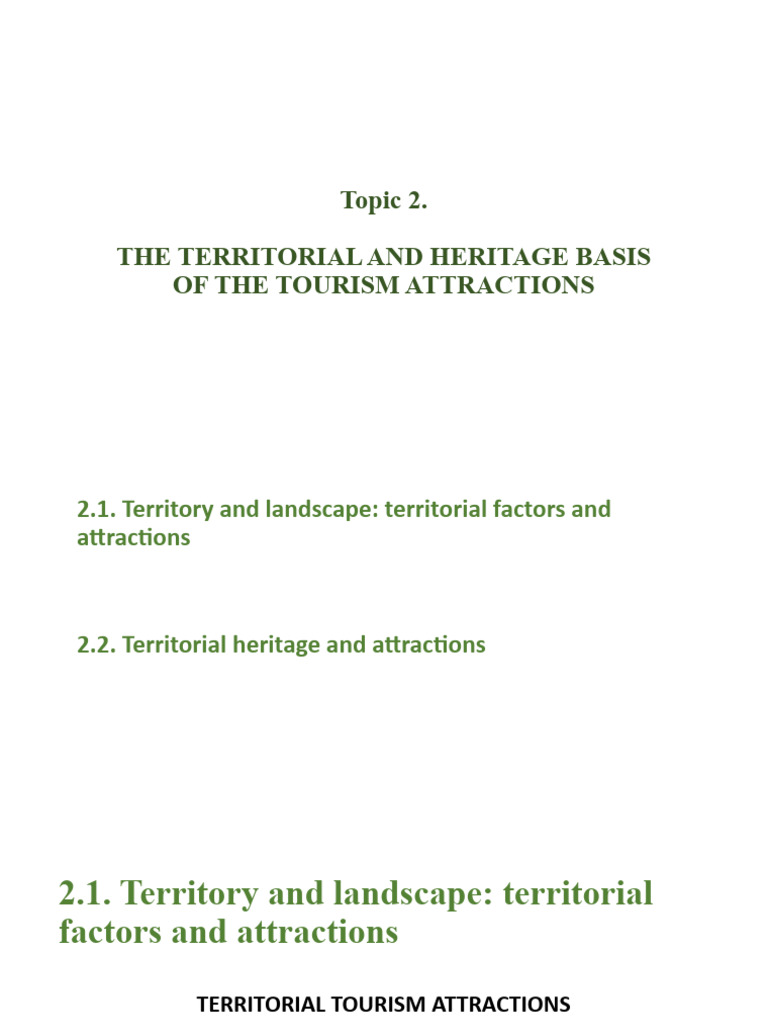 THE BASE OF TOURISM ATTRACTIONS | PDF | Tourism | Climate