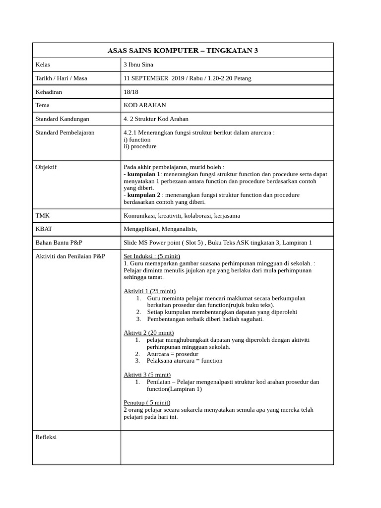 4,2.1 Function Dan Prosedure | PDF