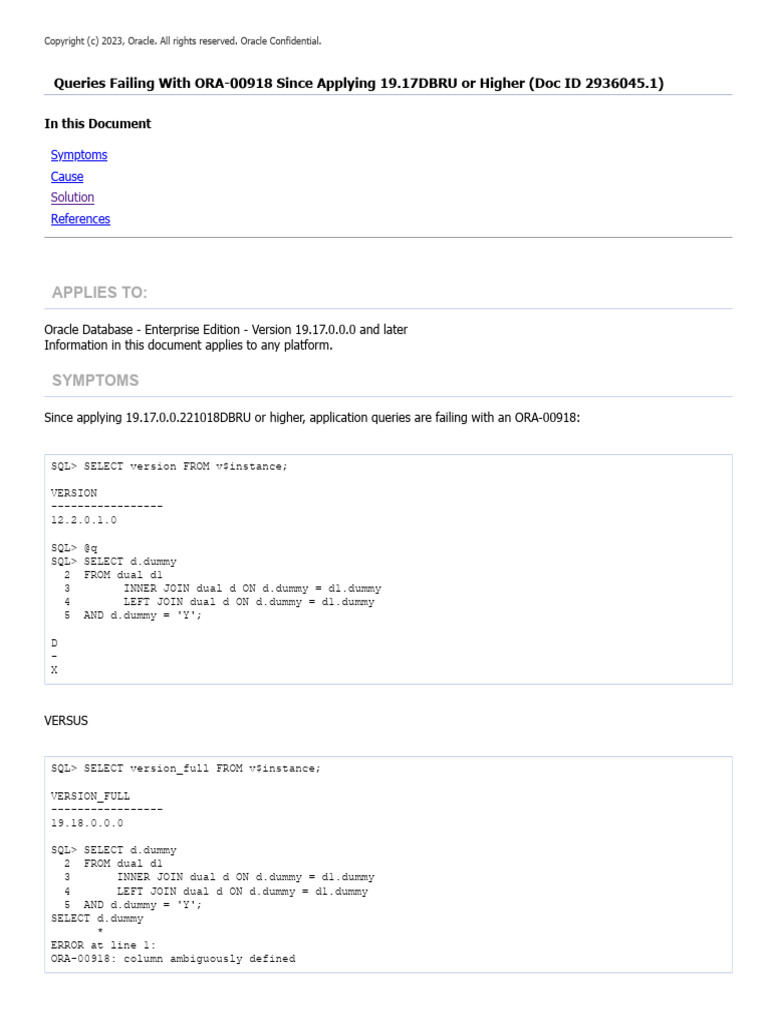 2936045-1 | PDF | Databases | Computer Data