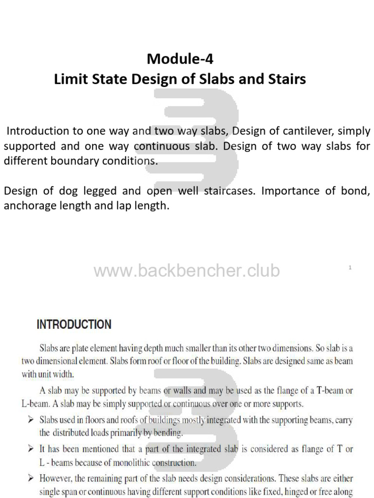 RCC Module-4 Backbencher - Club | PDF | Transport Buildings And Structures | Pedestrian ...
