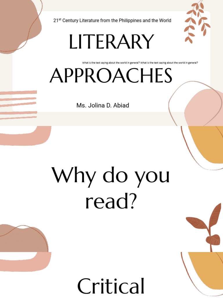 Reading Approaches | PDF | Information | Symbols