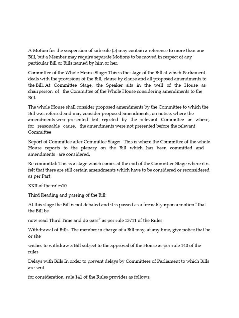 Law Making Process Intro To Law | Download Free PDF | Bill (Law ...