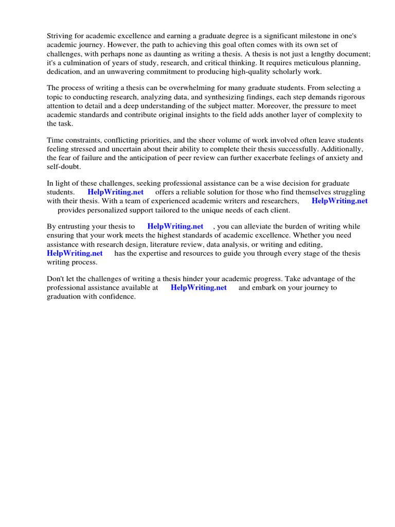 Thesis Graduate School | Download Free PDF | Thesis