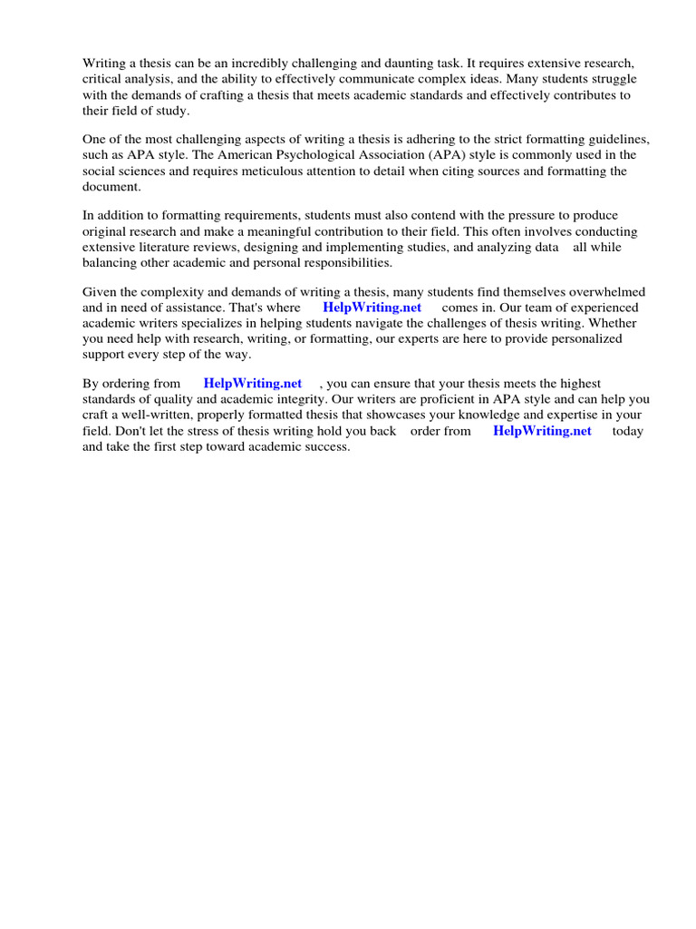 Reference Thesis Apa | PDF | Apa Style | Citation