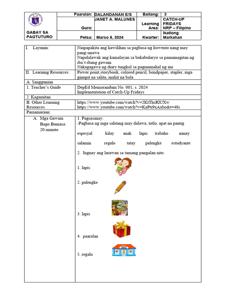 GR-3 Cuf Filipino3 Consolidation Sdo-Mandaluyong | PDF