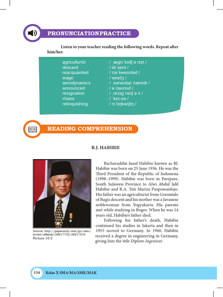 Reading Comprehension B.J. HABIBIE | Download Free PDF | Indonesia ...