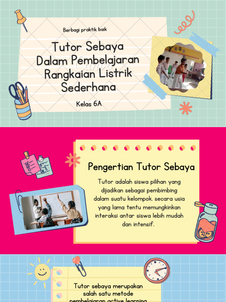 Metode Tutor Sebaya dalam Pembelajaran | PDF