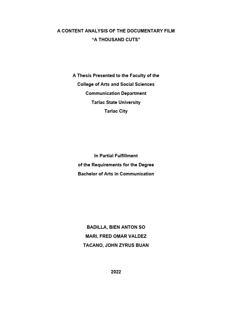 Revised Thesis | PDF | Cybercrime | Rodrigo Duterte