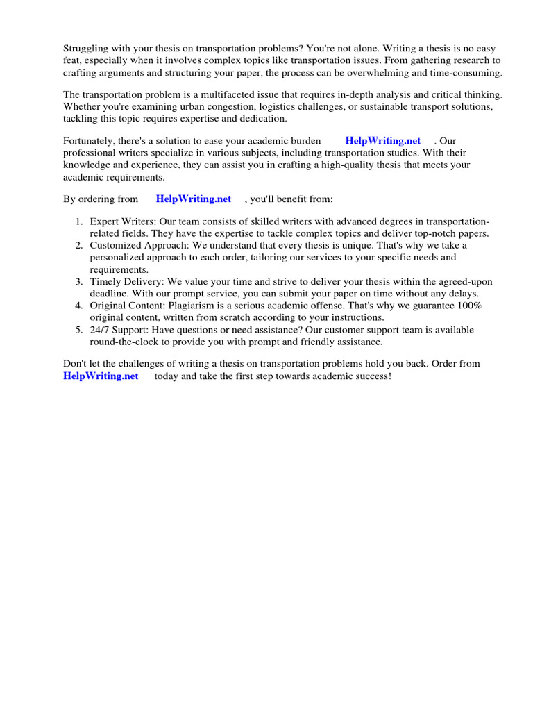 Thesis Transportation Problem | Download Free PDF | Linear Programming ...