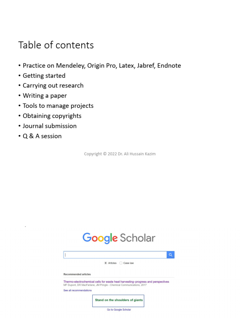 Lecture 1 RMEA | PDF | Idea | Thesis