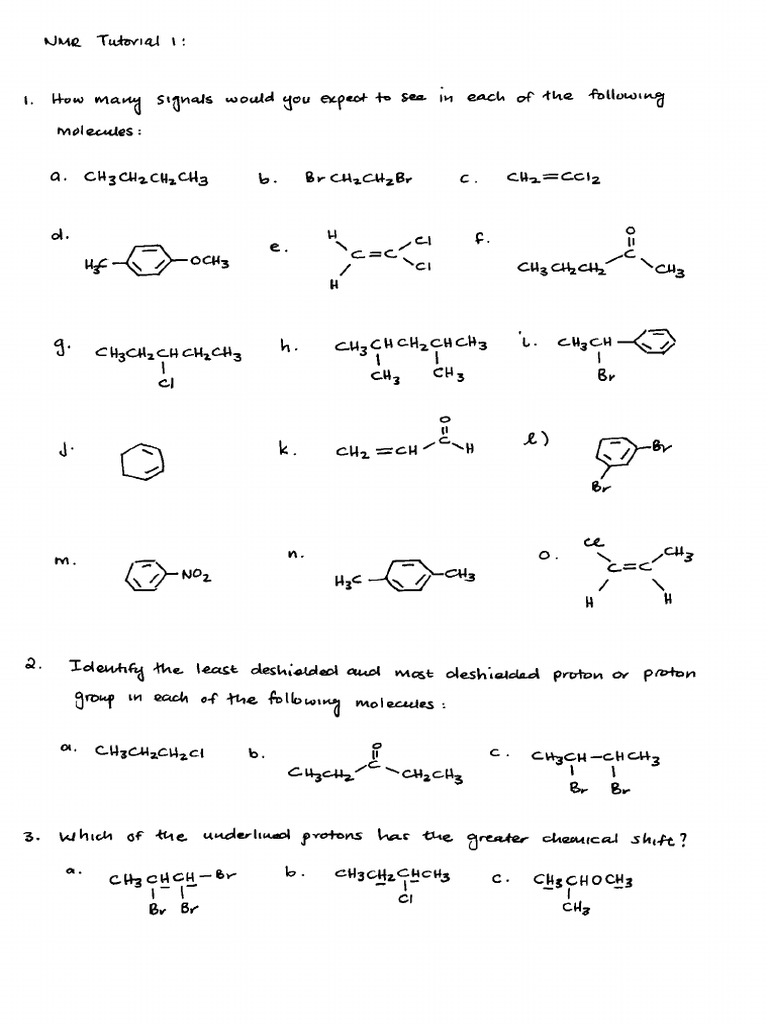 NMR Tutorial 1 | PDF