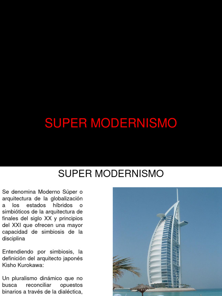 Arquitectura Supermodernista: Principios y Obras | PDF | World Trade ...
