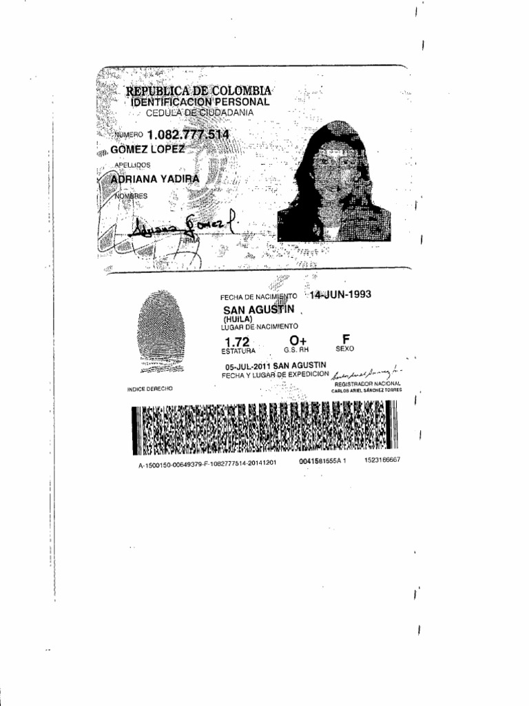 ESCANEADOCedulaDeCiudadania 2B | PDF