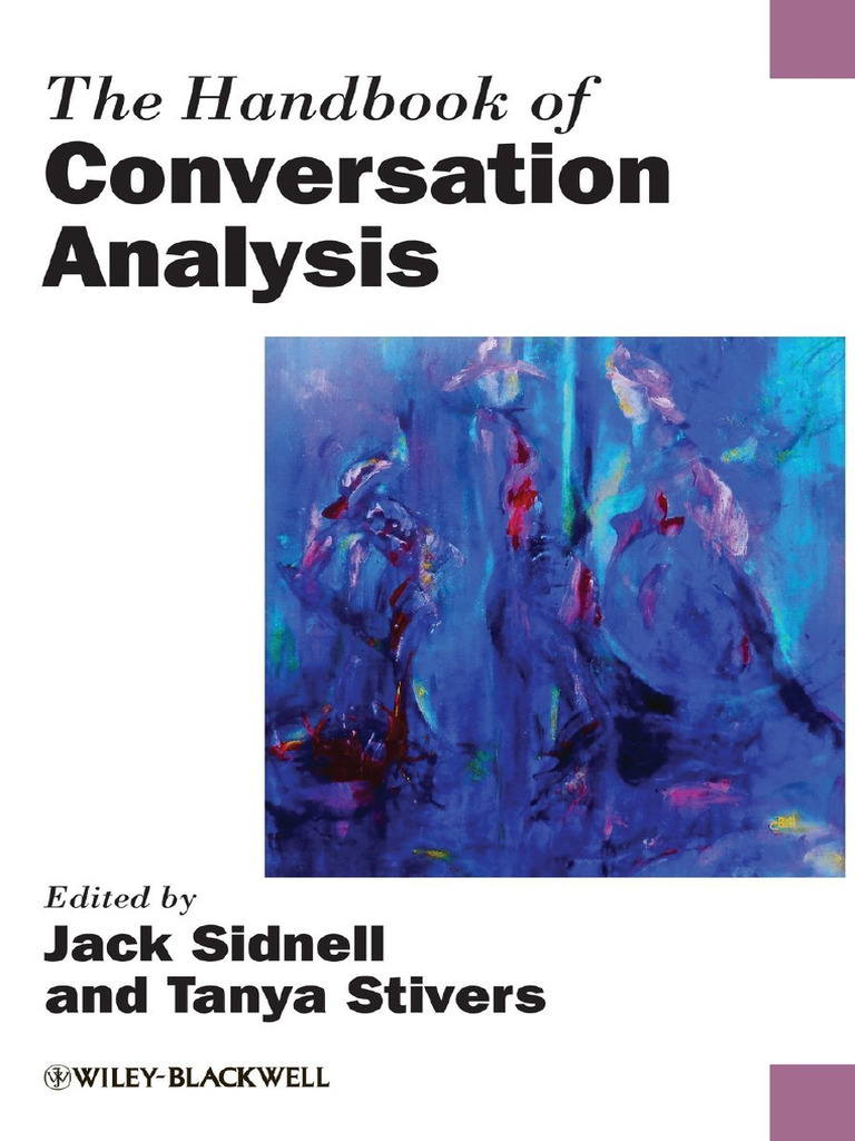 The Handbook of Conversation Analysis Co | PDF | Linguistics | Copyright