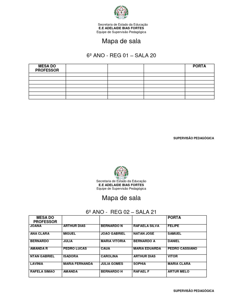 MAPA DE SALA(2) | PDF