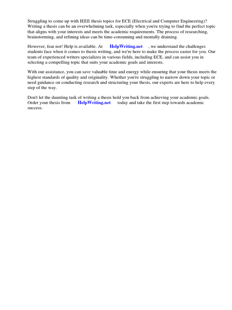 Ieee Thesis Topics For Ece | PDF | Computer Network | Wireless Ad Hoc ...