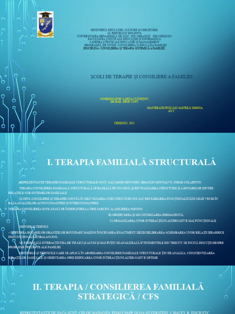 Scoli Terapeutice Pușcașu-Gavrilă Simona | PDF