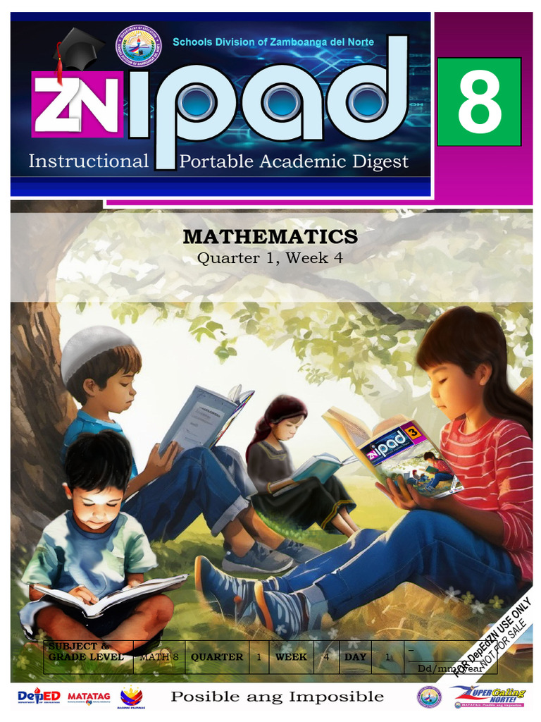 Math8 - q1 - w4 - d1 - Adding and Subtracting Rational Algebraic Expression - M8AL Ia B 1 - v1 ...
