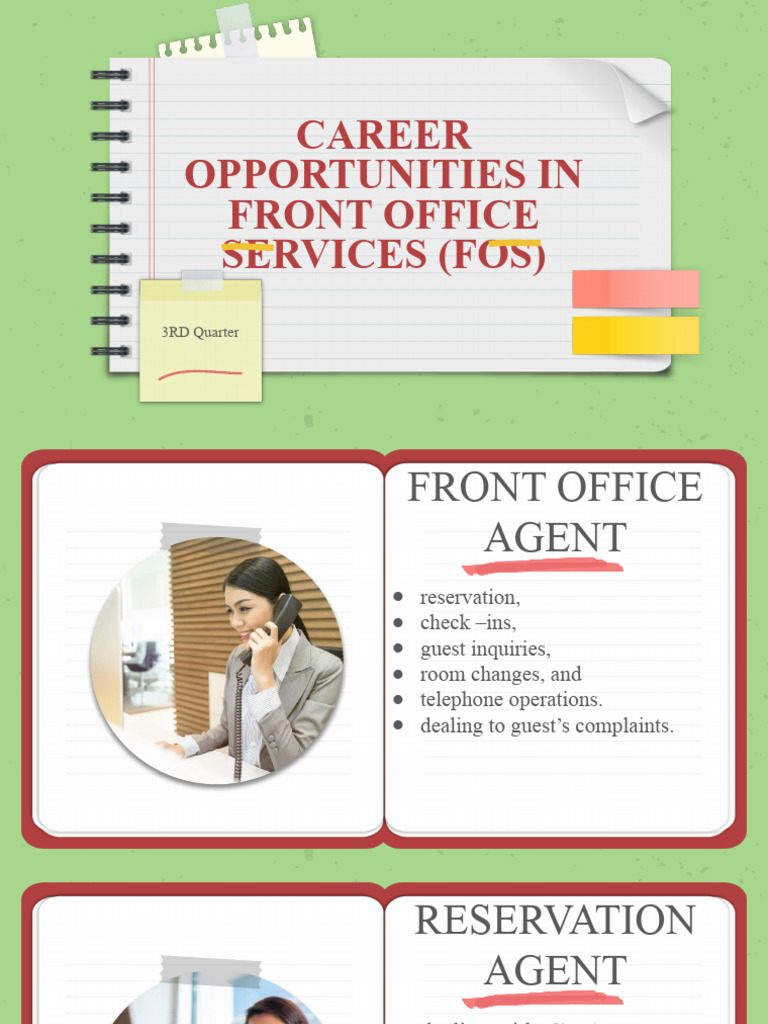 Career Opportunities in FOS | PDF | Business | Law