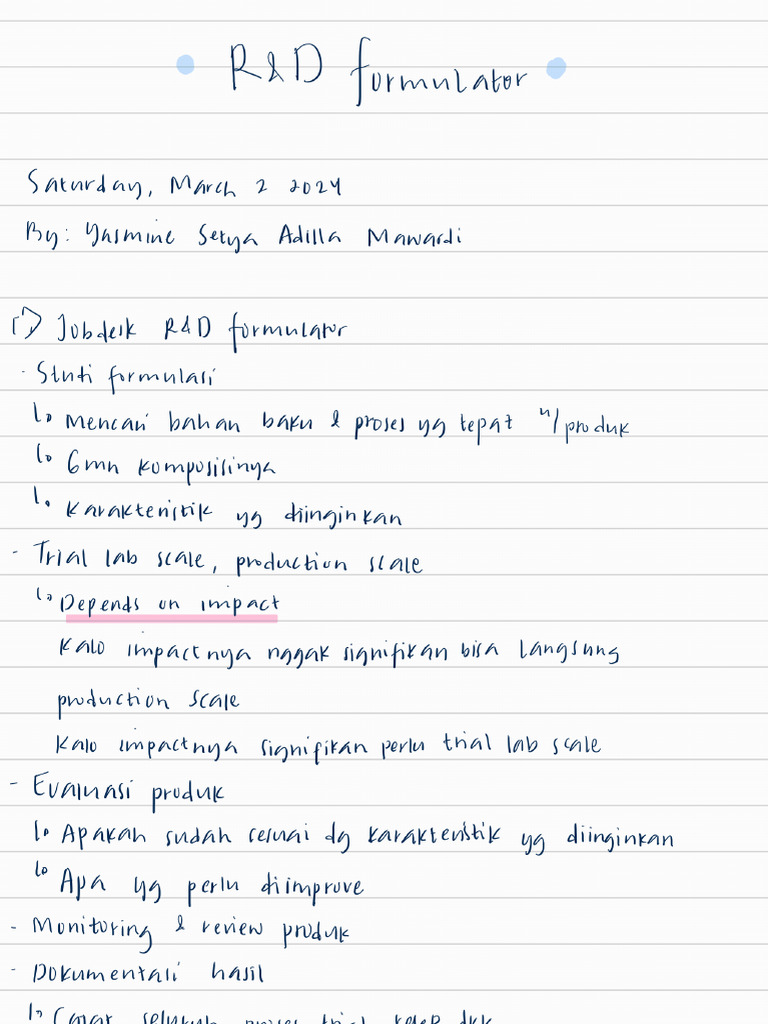 R&D Formulator | PDF