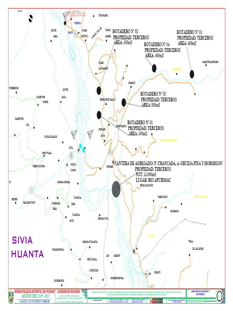 Plano de Botaderos | PDF