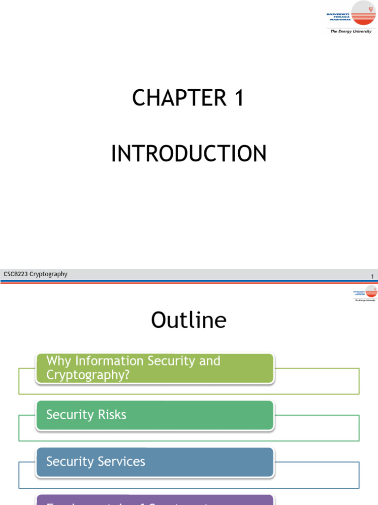 Chapter (1) Mine | PDF | Cryptography | Cryptanalysis