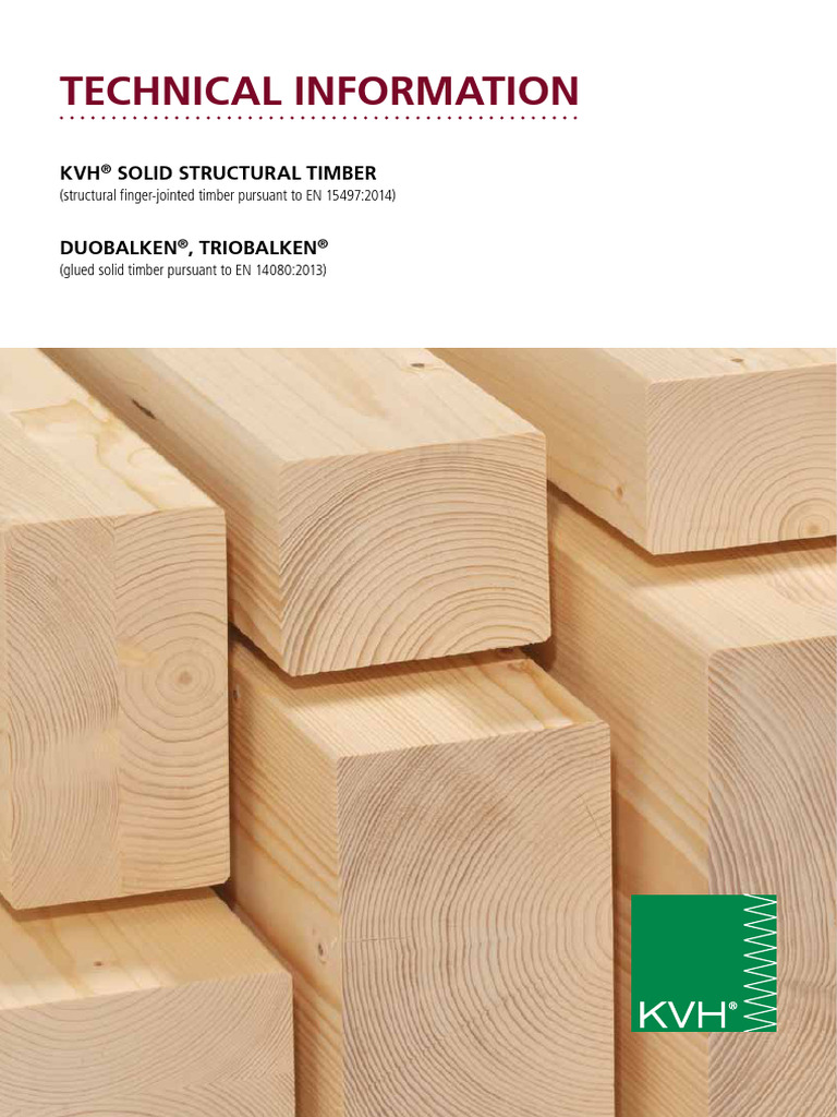 KVH TechnicalInformation 2017 | PDF | Lumber | Wood