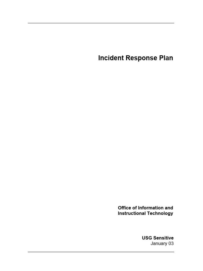 Incident Response | PDF | Computer Security | Security