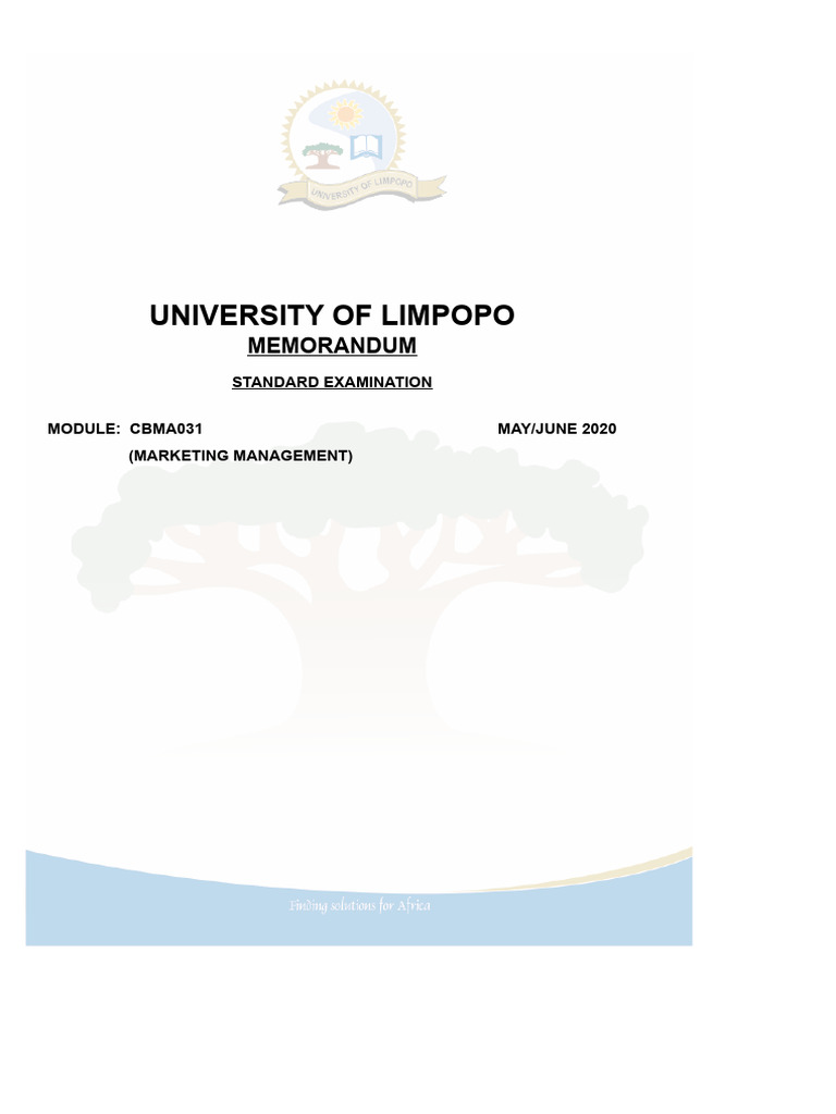 2020 Main Memo | PDF | Consumer Behaviour | Behavior