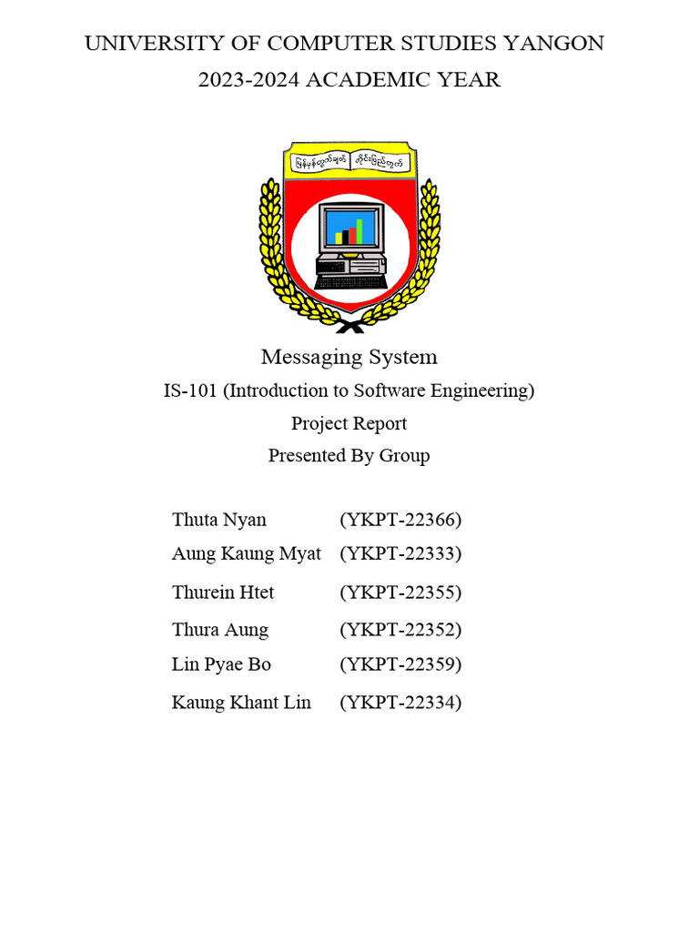 University of Computer Studies Yangon | PDF | Instant Messaging | Unified Modeling Language