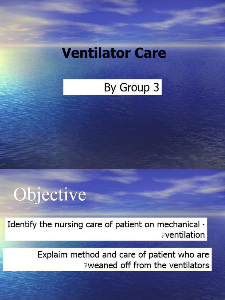 Ventilator 1 1 Pdf Breathing Blood Pressure