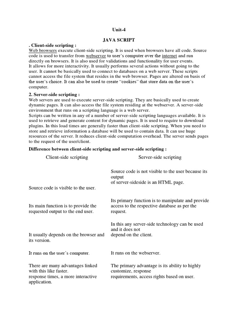 WD Unit-4 | PDF | Dynamic Web Page | World Wide Web