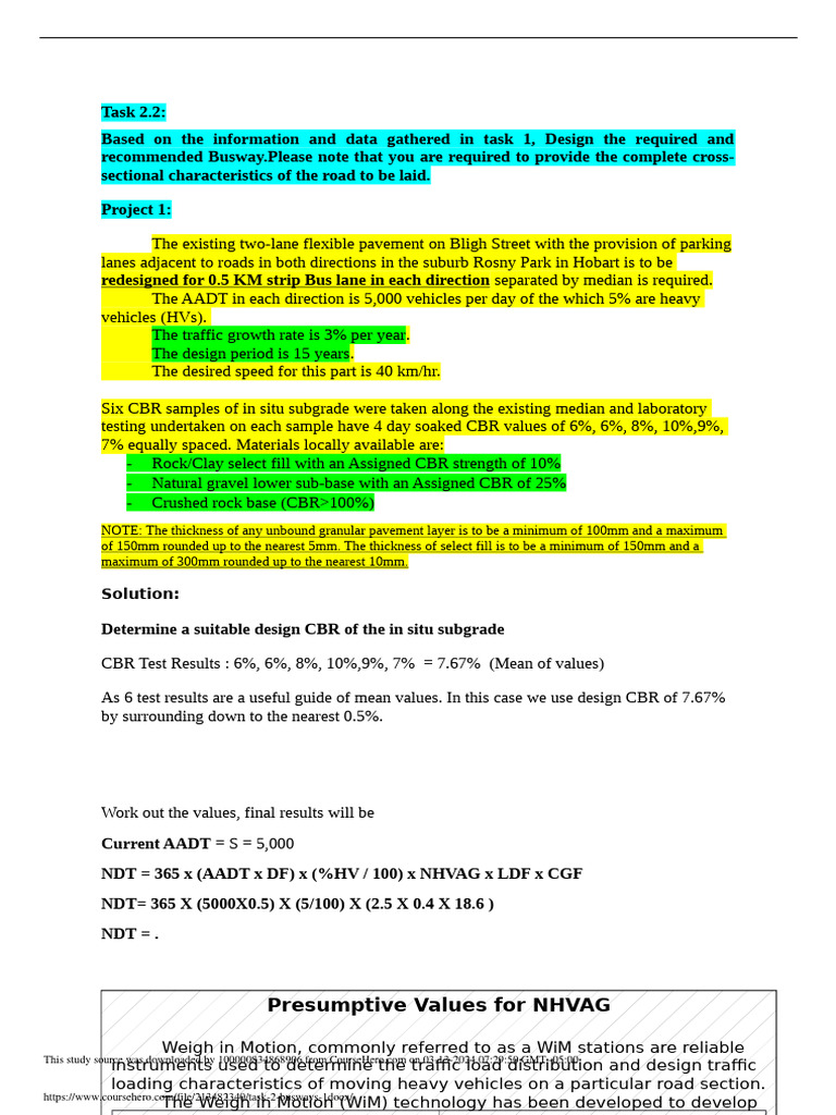 Task 2 Busways 1 | PDF | Lane | Road