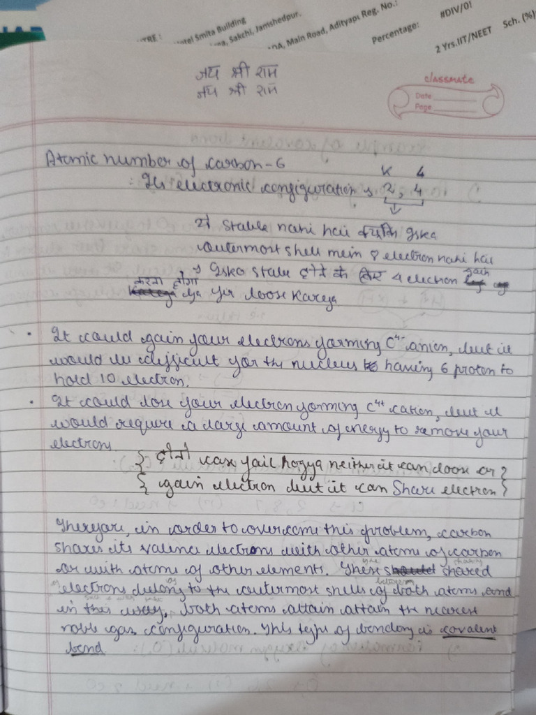 Carbon and Its Compund Class 10. | PDF
