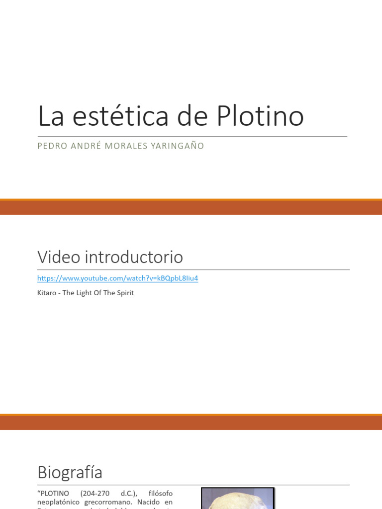 Estética Plotino | PDF