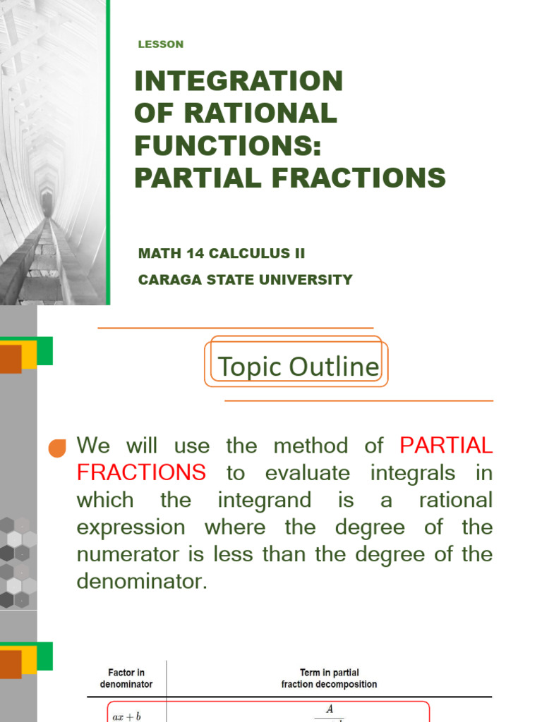 Partial Fraction Part 1 | Download Free PDF | Integral | Calculus